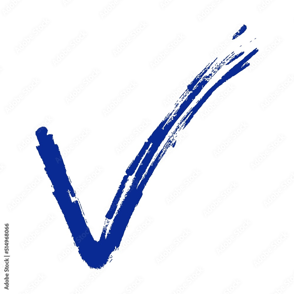 Tick in notebook. Handwritten check marks flat icon. Chalk arrows ...