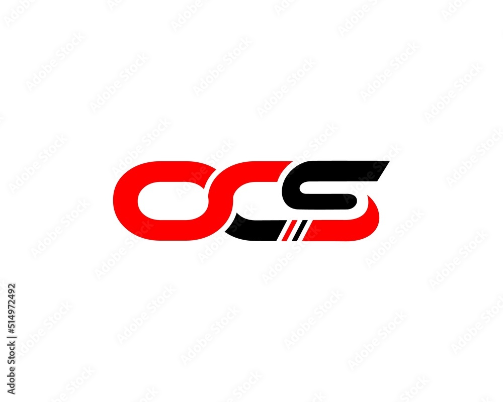 Letter OCS Logo Design Concept Vector Symbol illustration. vector de ...