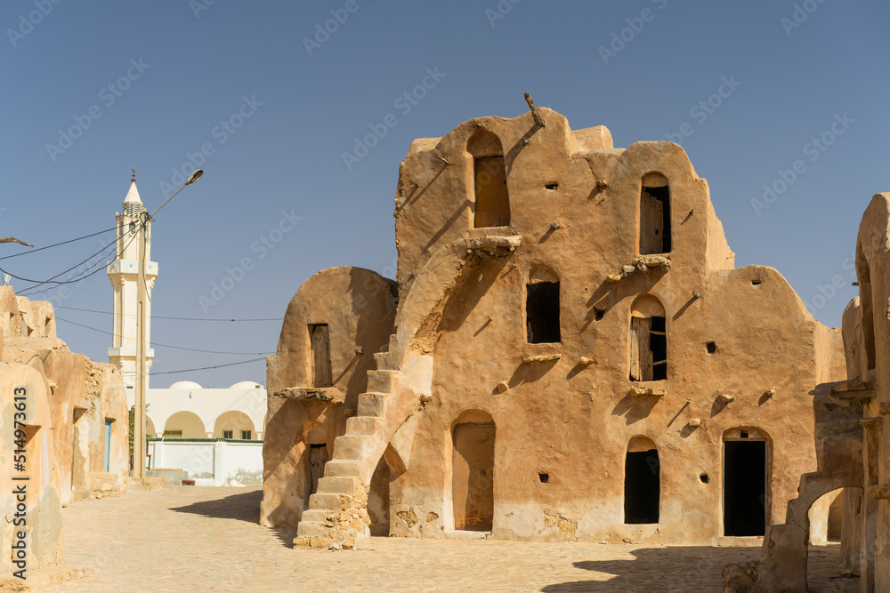 Ksar Ouled Soltane - fortified granary - Tataouine - Southern Tunisia ...