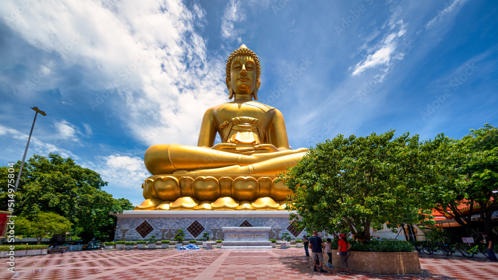 Bangkok, Thailand - June 18, 2022. Wat Paknam Phasi Charoen. The ...