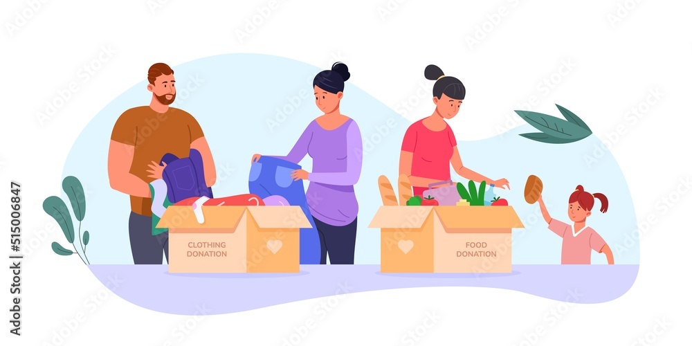 People Giving To Charity