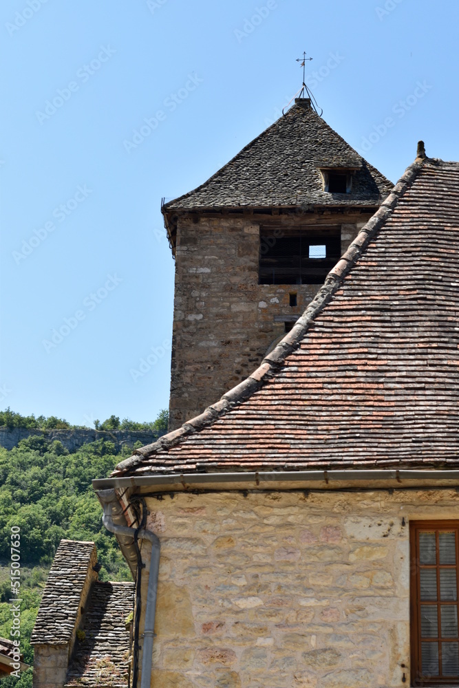 autoire, plus beaux villages de france Stock Photo | Adobe Stock