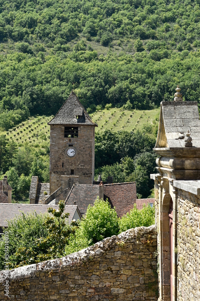 autoire, plus beaux villages de france Stock Photo | Adobe Stock