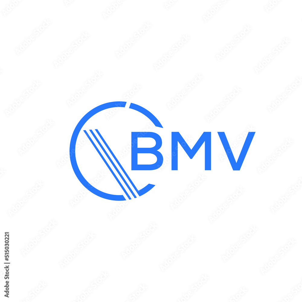 BMV letter initial creative logo design template vector illustration ...