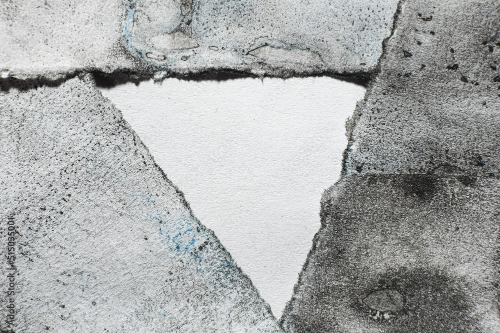 Copy space for logo. Old paper background. Grunge frame. Black blue ...