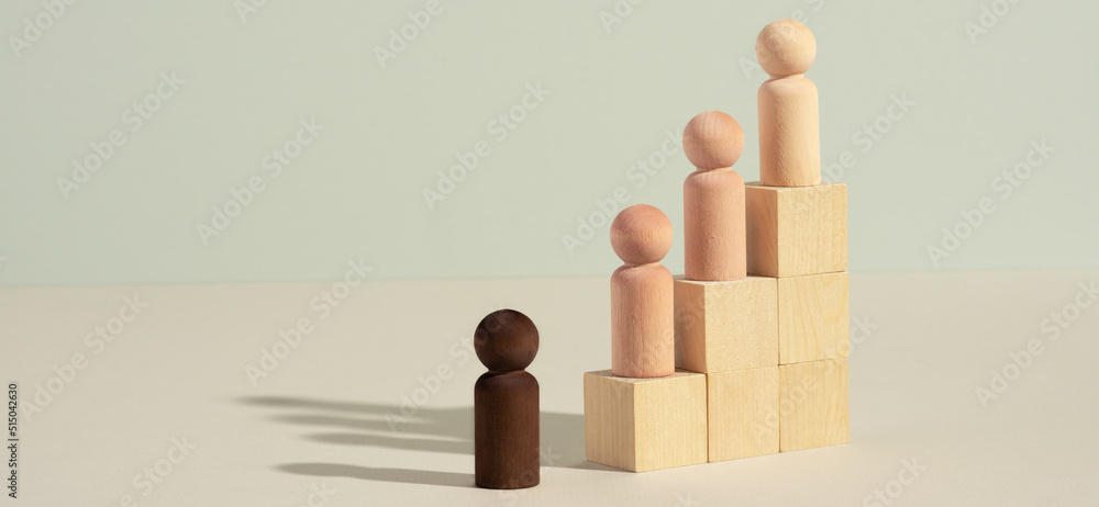 Diversity, inclusion and equality concept photo illustration. Human ...