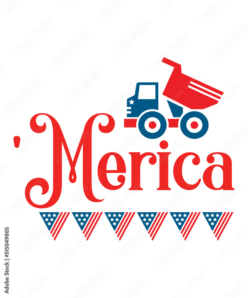 4th of July SVG Bundle SVG, Cricut File, USA Flag Svg, Independence Day ...