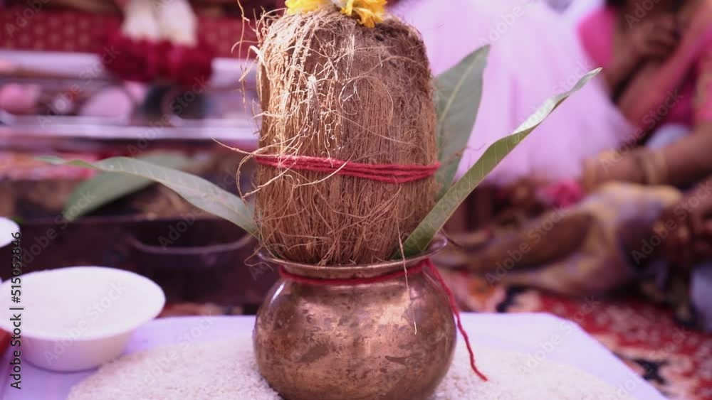 Kalash in Indian Wedding Ceremony, Hindu wedding ritual, Kalasha - a ...