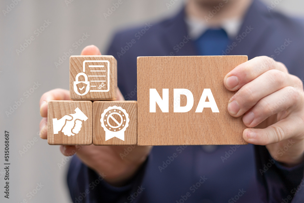 NDA Non-Disclosure Agreement Concept. Contract of confidentiality ...