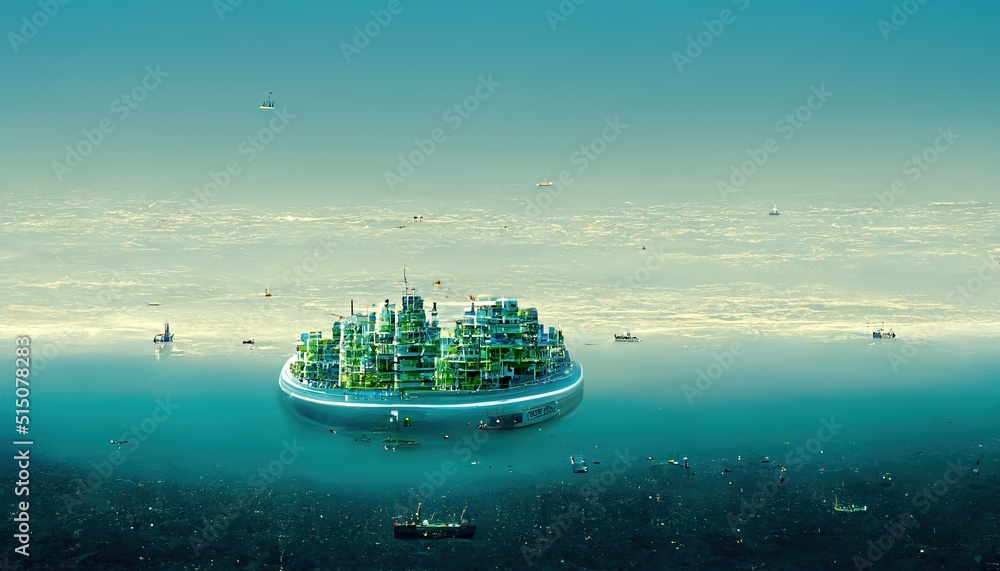floating city was devised as a concept for future populations that may ...