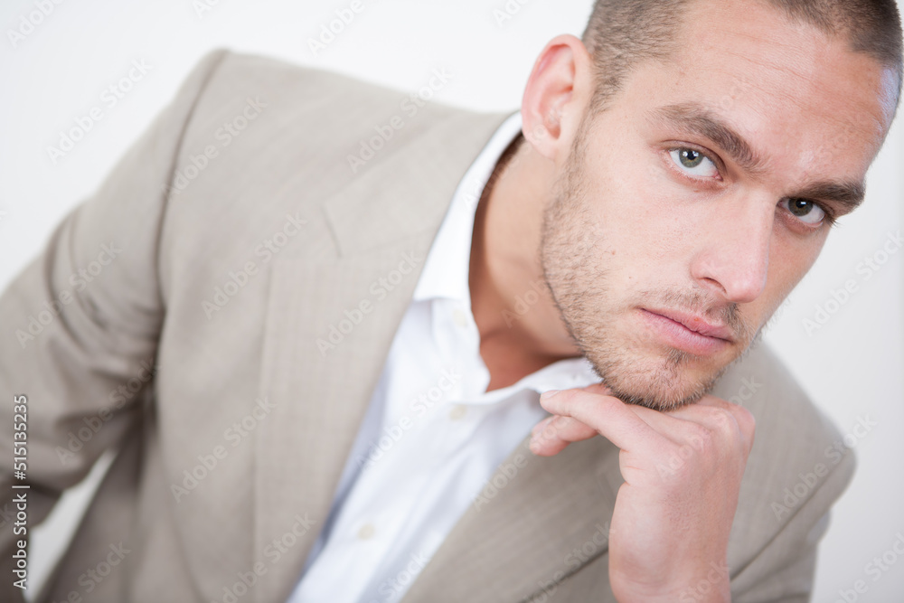 Business Confidence. A strong fashion portrait of a smartly dressed ...