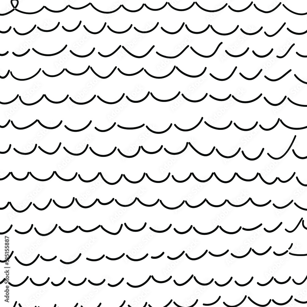 Vector stroke pattern. Linear texture Stock Vector | Adobe Stock