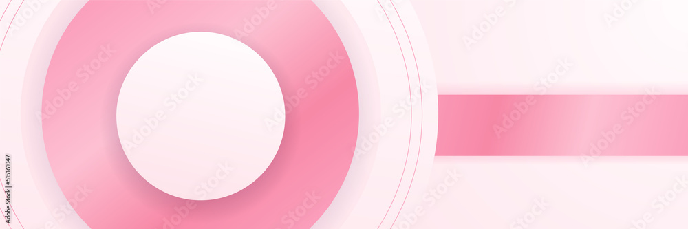Abstract pink banner. Designed for background, wallpaper, poster ...