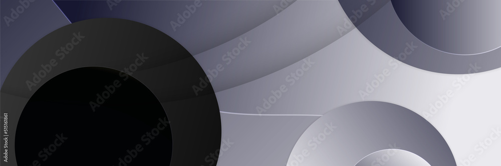 Abstract black banner. Designed for background, wallpaper, poster ...