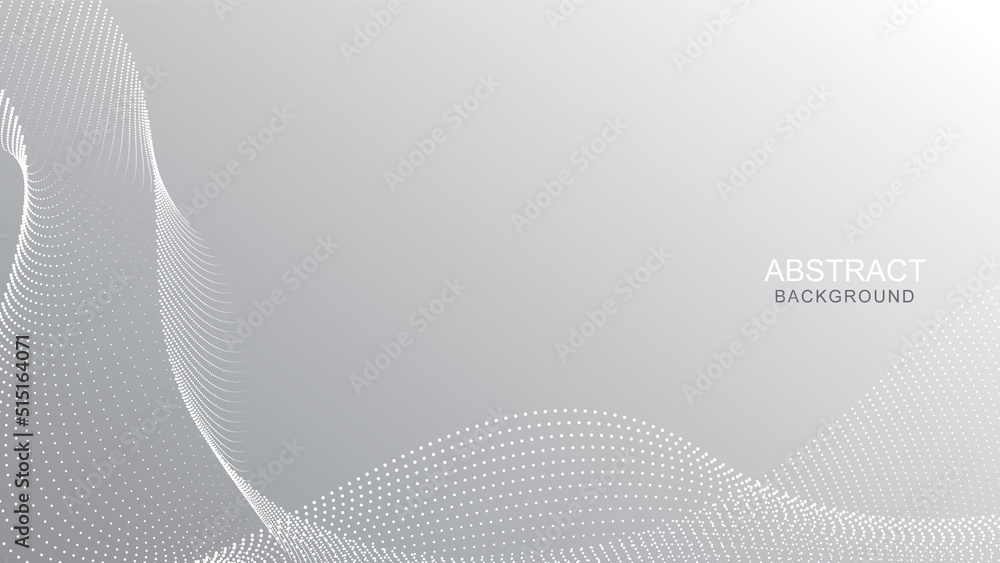 Wavy dotted line on gradient background Stock Vector | Adobe Stock