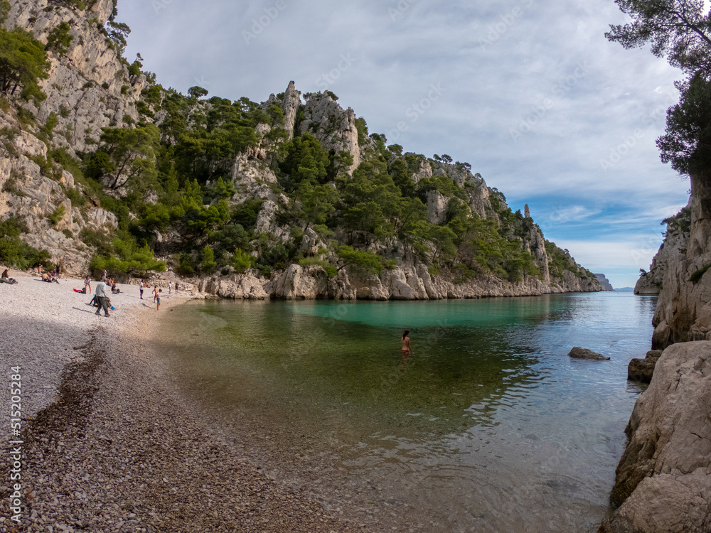 Cassis, France, October 5, 2021 - The Calanques National Park is a ...