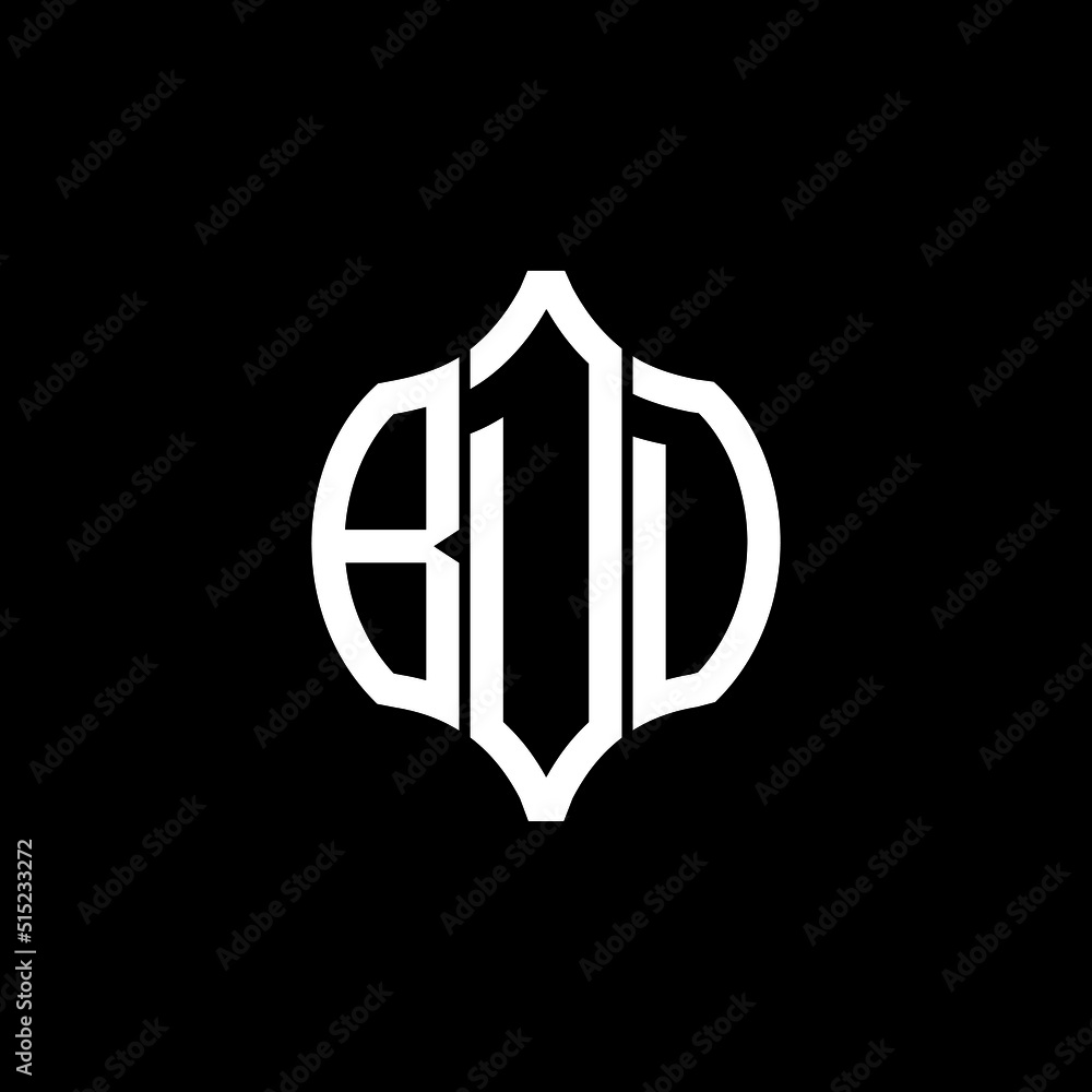 BDD letter logo. BDD best black background vector image. BDD Monogram ...