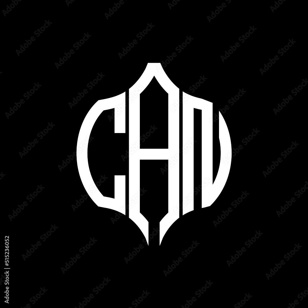 CAN letter logo. CAN best black background vector image. CAN Monogram ...