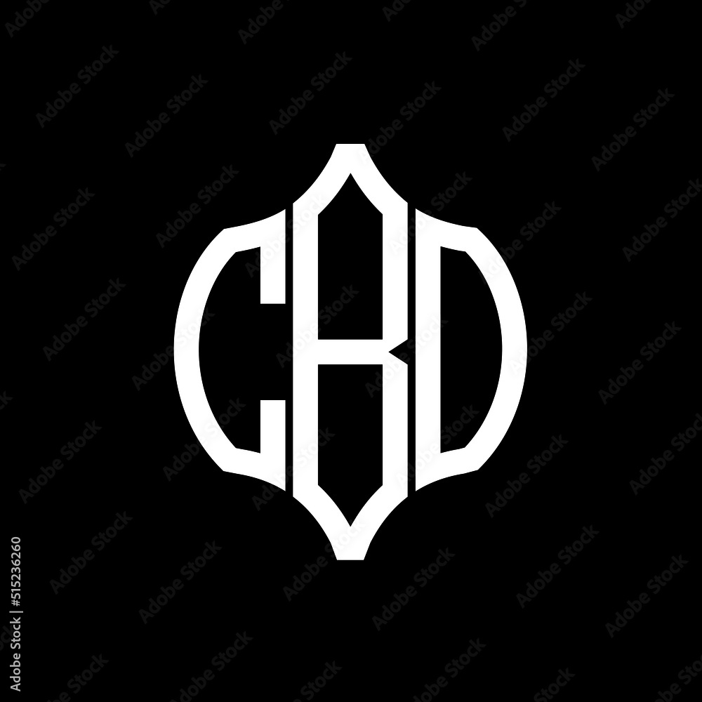 CBO letter logo. CBO best black background vector image. CBO Monogram ...