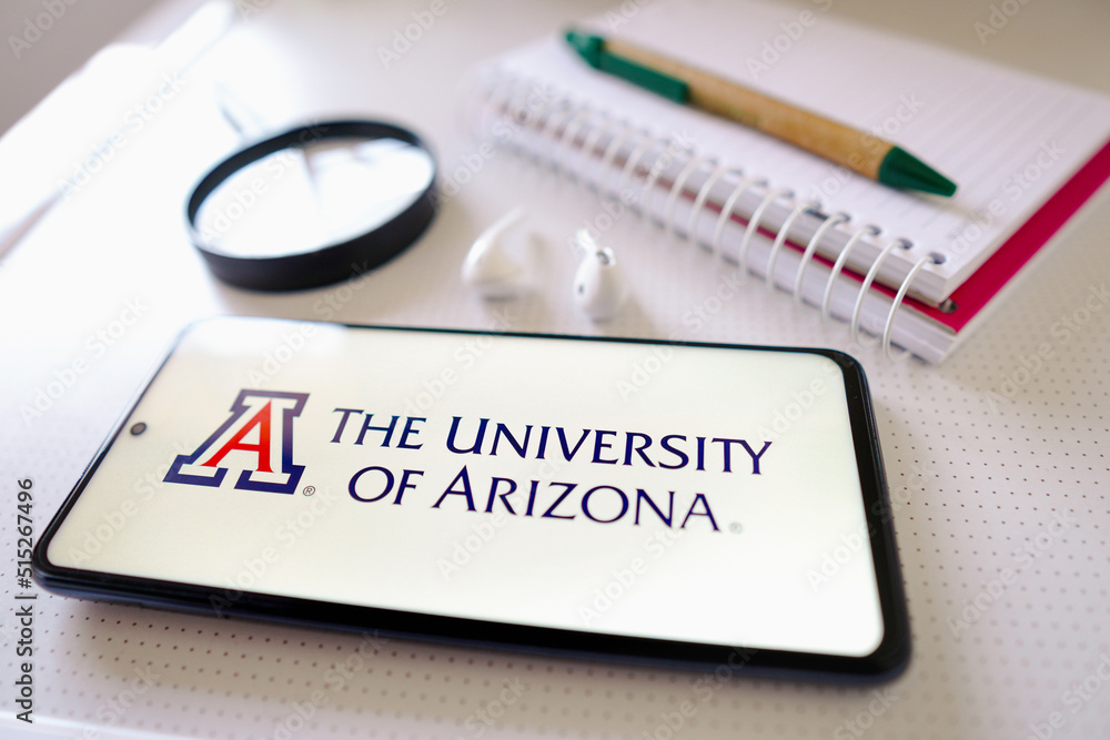 June 30, 2022, Brazil. In this photo illustration the University of ...