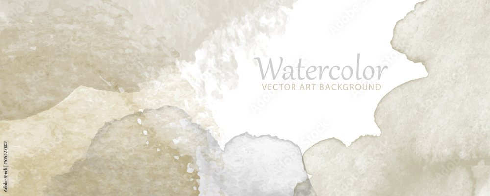 Abstract watercolor vector art background for cards, flyer, poster ...