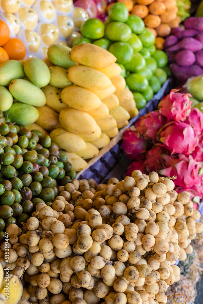Tropical local fruits for sale a public market in Tagaytay - sineguelas ...