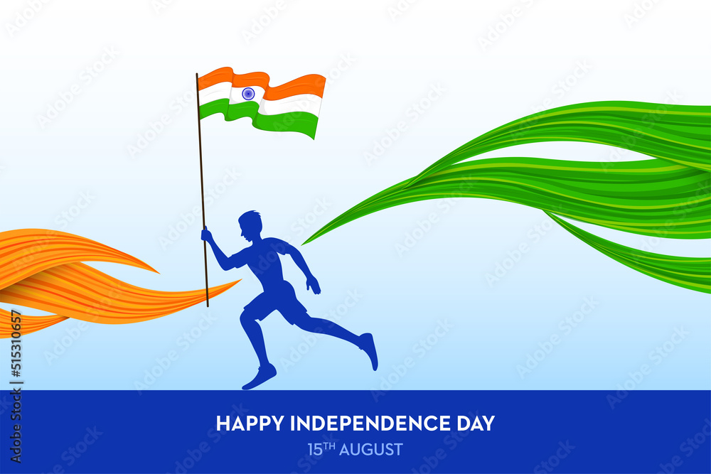 Independence day in India on August 15 Indian National day. Kids ...