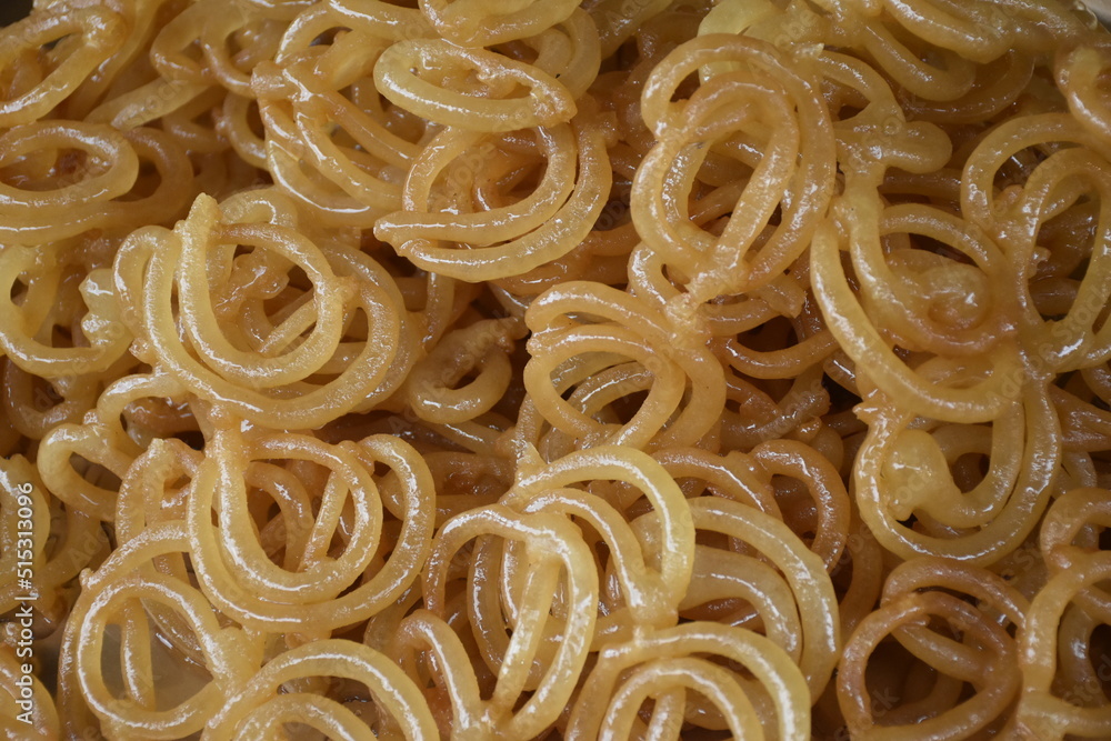 Indian popular sweet Jalebi. Jalebi, also known as jilapi, jilebi ...