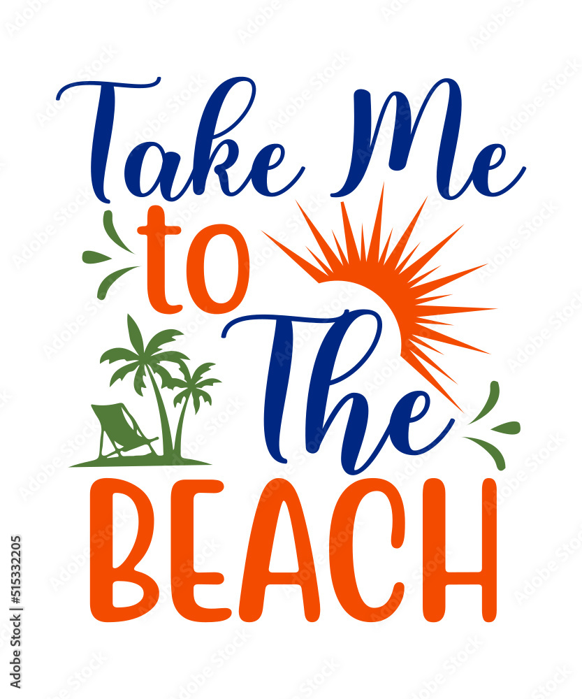 Beach SVG Bundle, Summer svg Bundle, Beach Cricut Files, Beach Quotes ...
