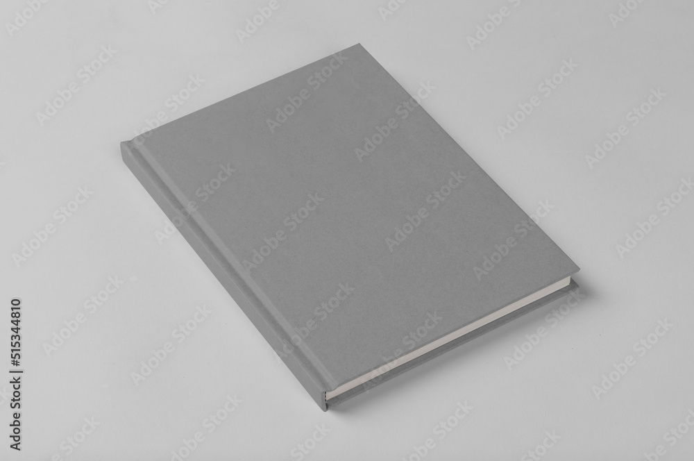Hard book cover mockup template with copy space for your logo or ...