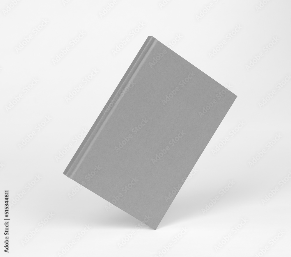 Hard book cover mockup template with copy space for your logo or ...