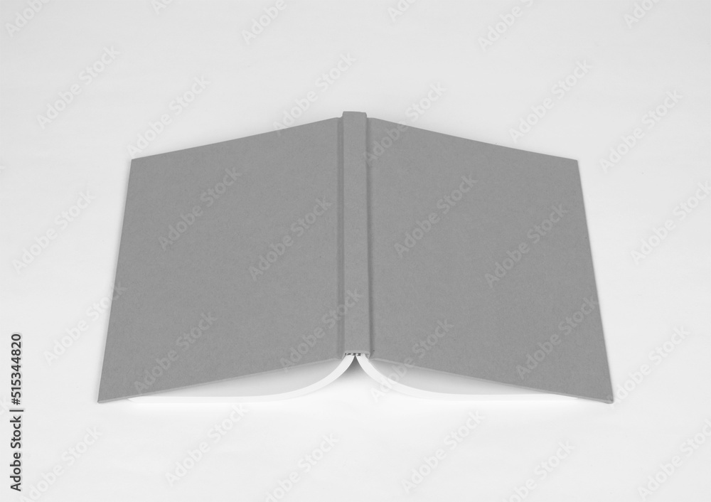 Hard book cover mockup template with copy space for your logo or ...