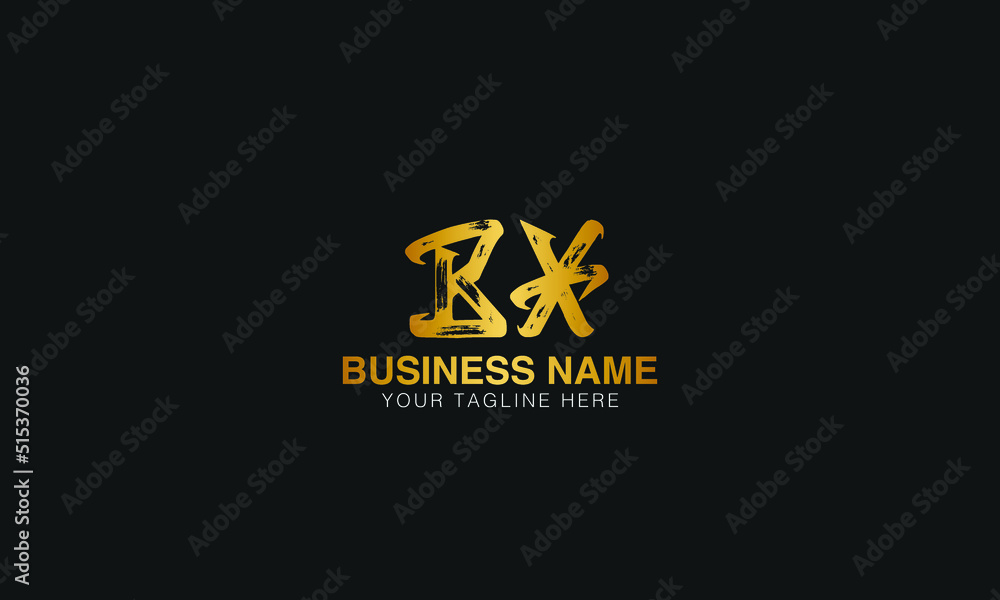 BX B X initial logo | initial based abstract modern minimal creative ...