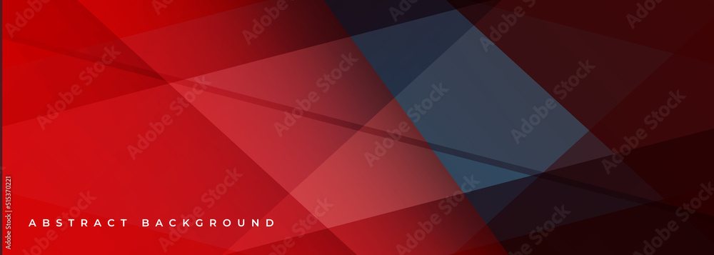 Dark red abstract background. Red modern abstract wide banner with ...