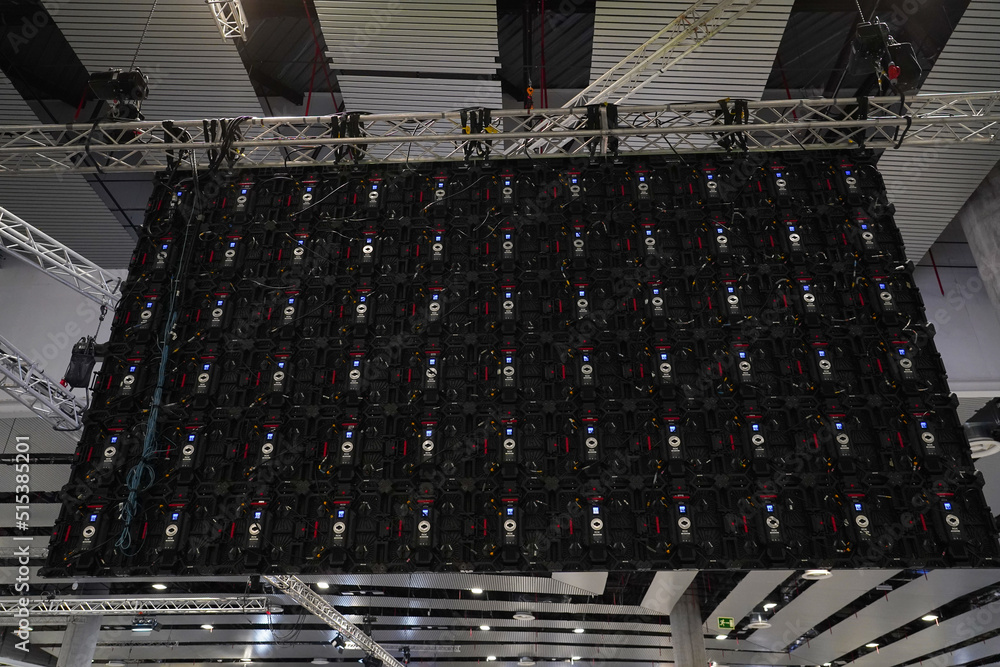 large size led panel. behind an LED panel. Stock Photo | Adobe Stock