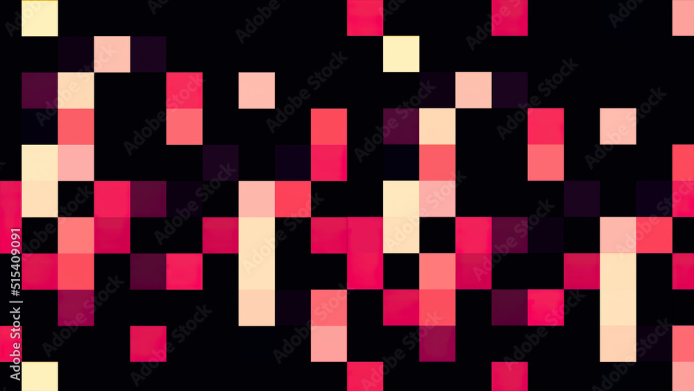 Motion abstract background colorful pixels flashing and switch ...