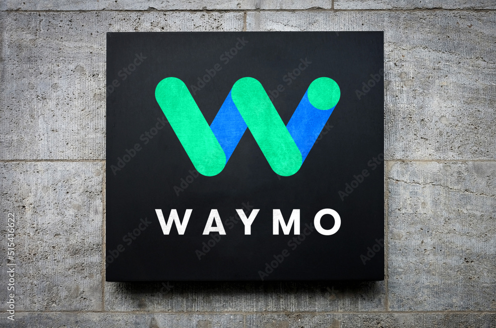 Waymo company logo Stock Photo | Adobe Stock