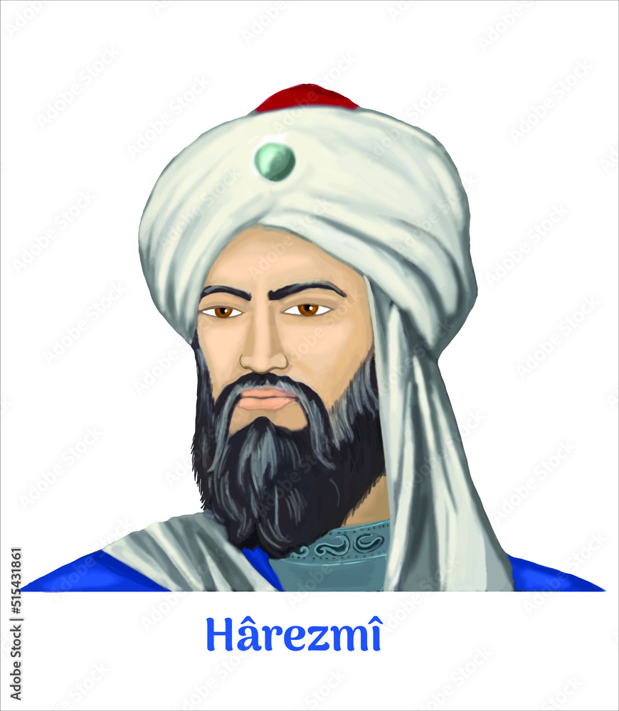 A vector illustration of Al-Khwarizmi Muslim Scholar AL harizmi ... A vector illustration of Al-Khwarizmi Muslim Scholar AL harizmi ...