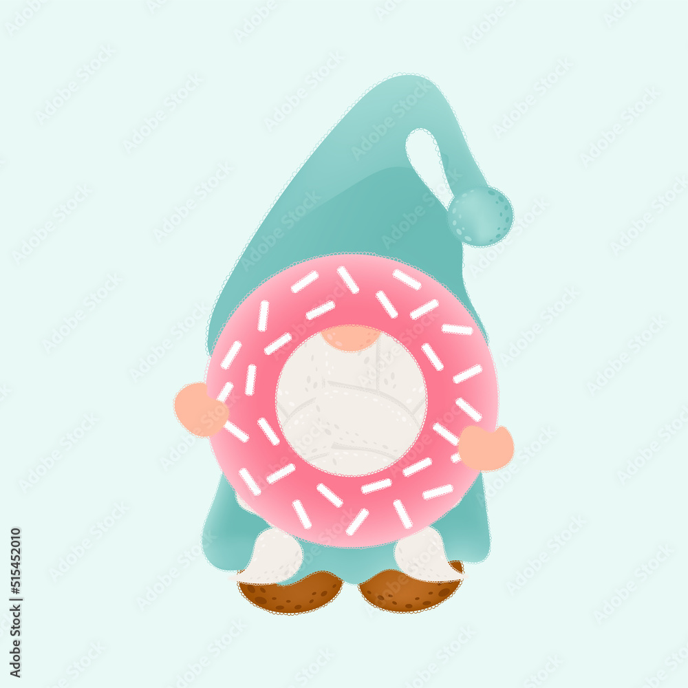 Cute Gnome Clipart for Kids Holidays and Goods. Happy Clip Art Gnome ...