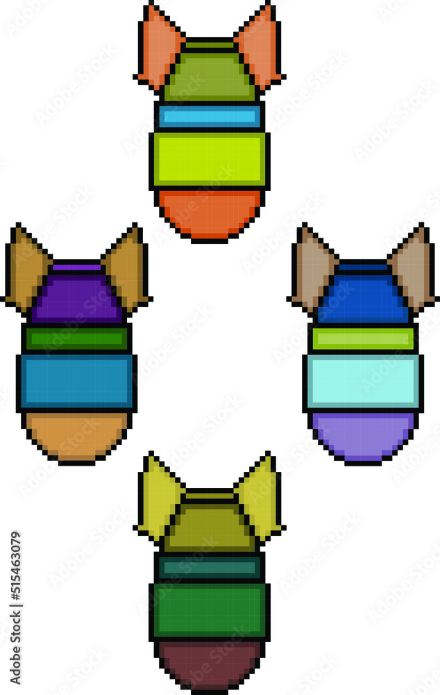 Bomb pixel art set. explosion pixel art minecraft. Stock Vector | Adobe ...