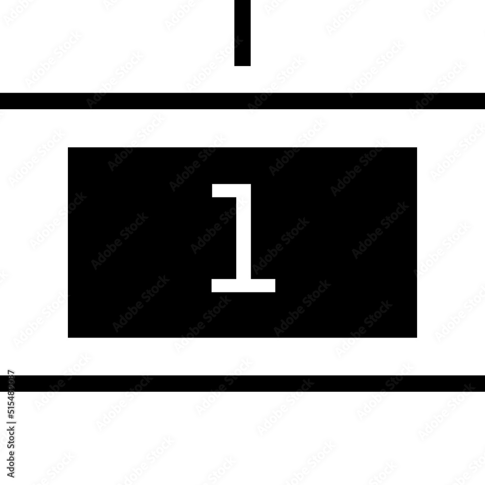 number 1 Stock Illustration | Adobe Stock