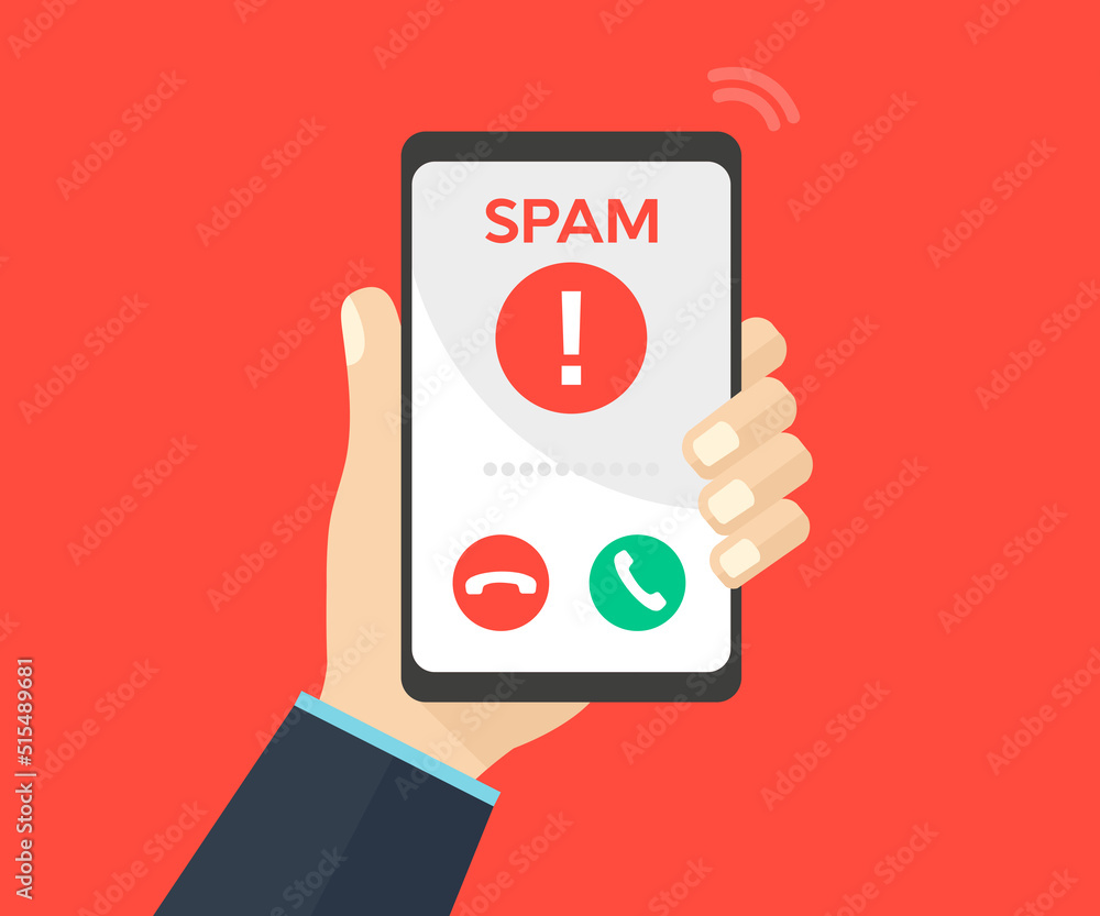 Mobile call screen, Hacker Hacks, Spam Call screen smartphone interface ...