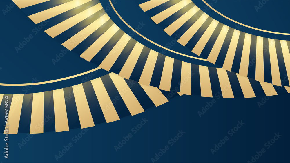 Modern navy and gold abstract background. Abstract geometric shape ...