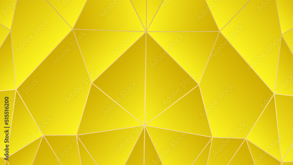 Modern yellow and gold abstract background. Abstract geometric shape ...