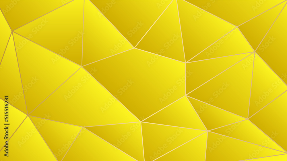 Modern yellow and gold abstract background. Abstract geometric shape ...