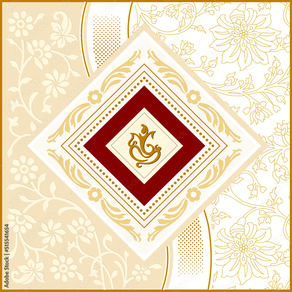 Indian Wedding Design Vector
