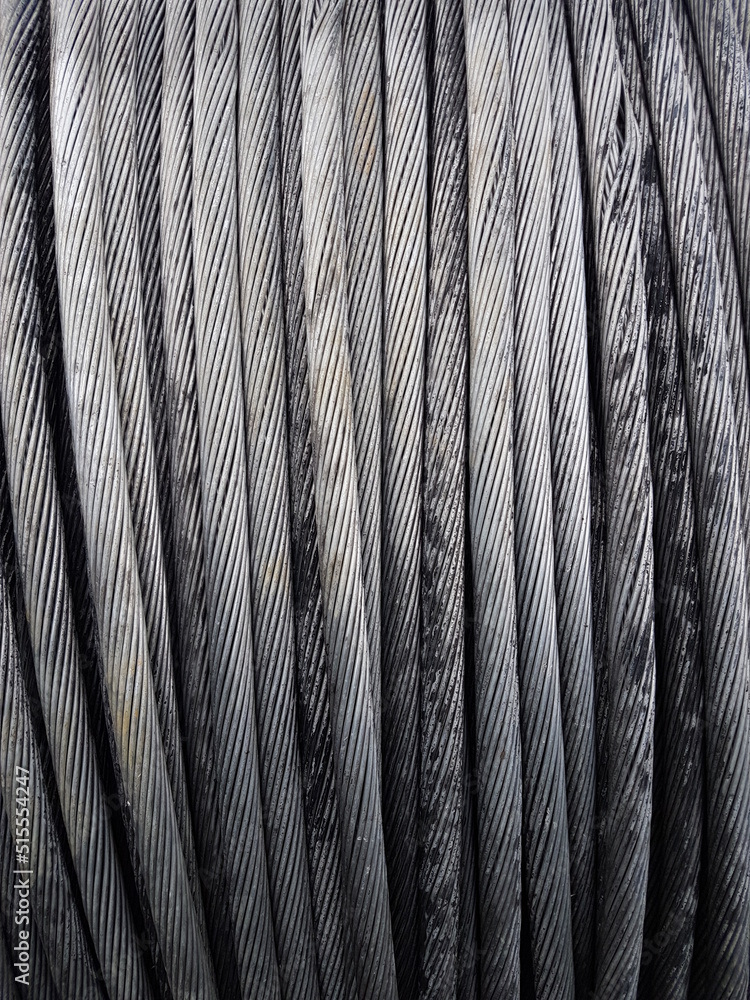 Power Aluminum cable reel Conductor. Used in the construction of large ...