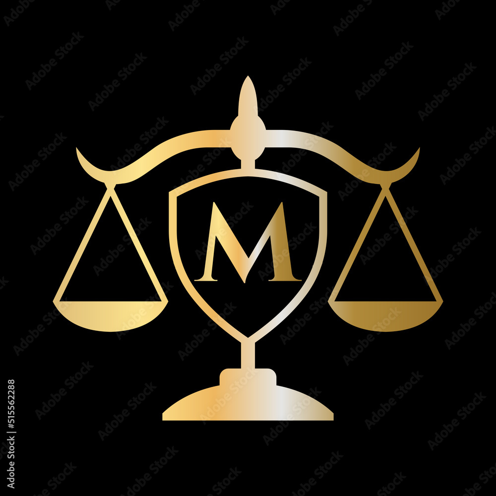 Initial Letter M Law Firm Logo. Legal Logo and Lawyers in Alphabet ...
