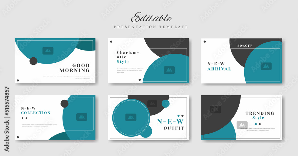 Business presentation template design. Minimalis, modern and keynote ...