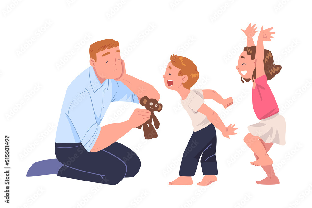 Energetic Kids Clipart